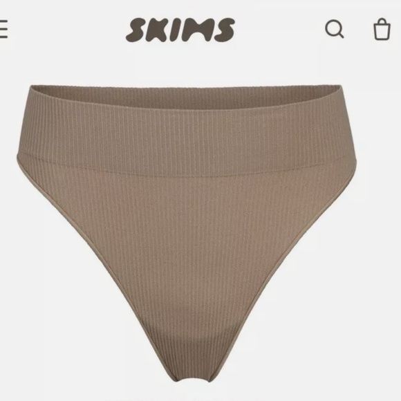 SKIMS | Intimates & Sleepwear | Skims Stretch Rib Thong | Poshmark